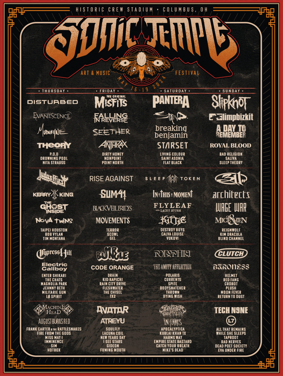 Sonic Temple Festival – Historic Crew Stadium